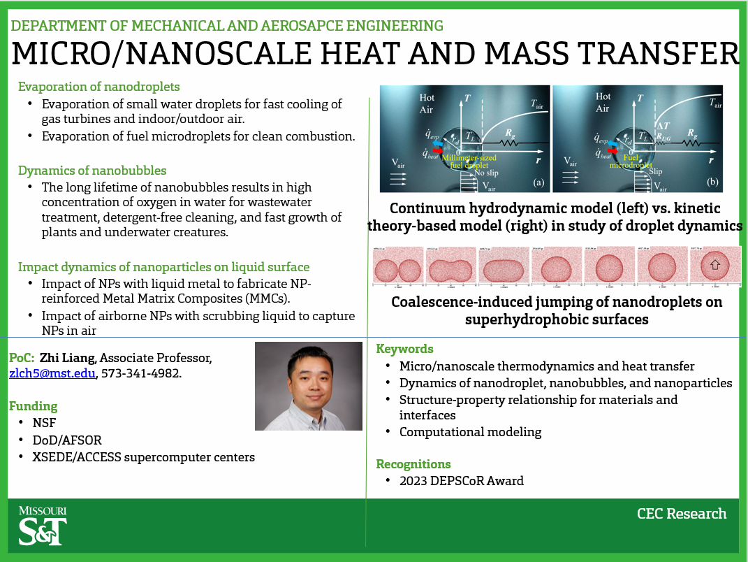 Zhi Liang – Intelligent Systems Center | Missouri S&T